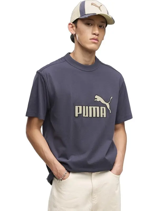 PUMA Elevated Essentials Relaxed T-shirt - Gray