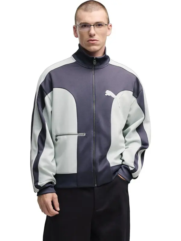 PUMA T7 Love Of The Cat Relaxed Track Jacket - Gray