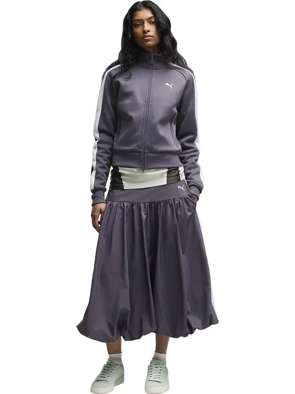 PUMA T7 Balloon Midi Skirt - Gray