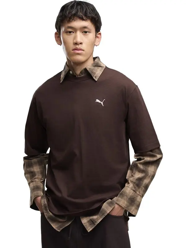 PUMA Essentials Relaxed T-shirt - Brown