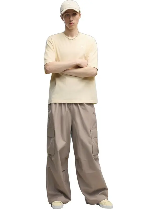 PUMA Essentials Oversized Cargo Pants - Beige