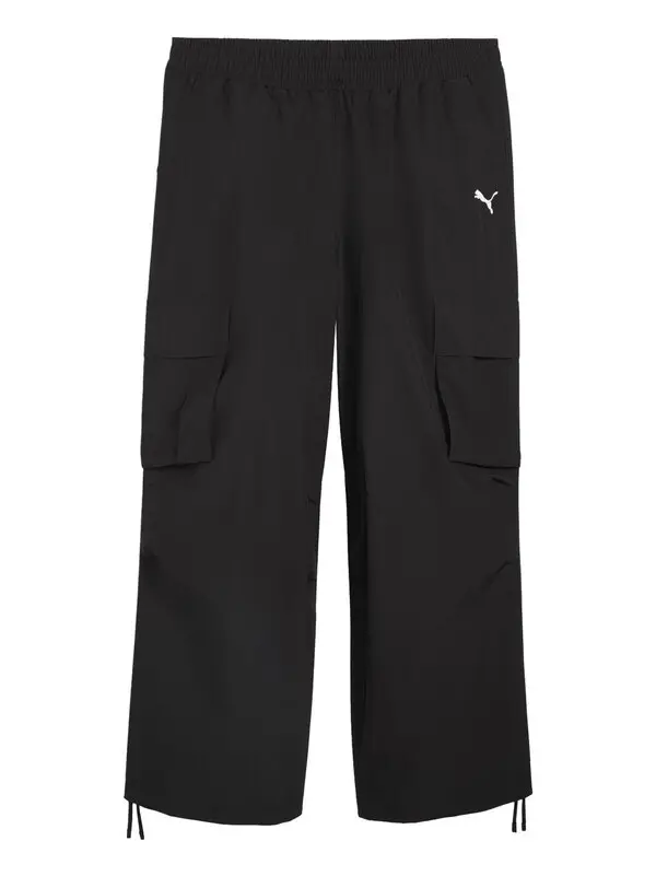 PUMA Essentials Oversized Cargo Pants - Black