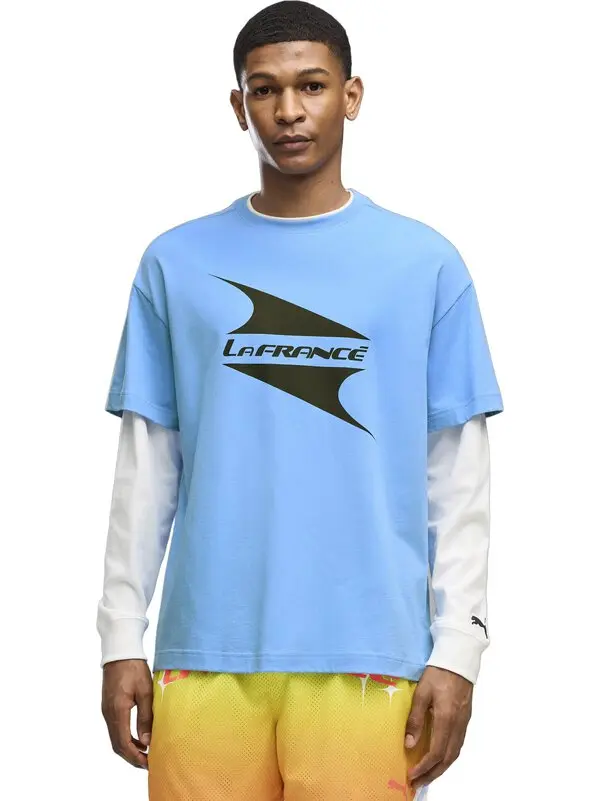 PUMA Lafrancé Aerospace Oversized Long Sleeve Basketball T-shirt - Blue