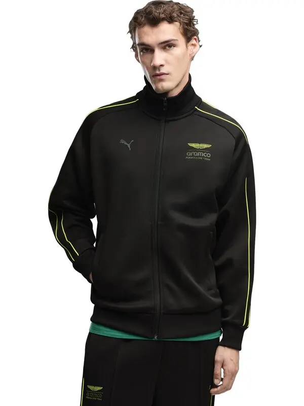 PUMA X Aston Martin Aramco F1 Team T7 Track Jacket - Black