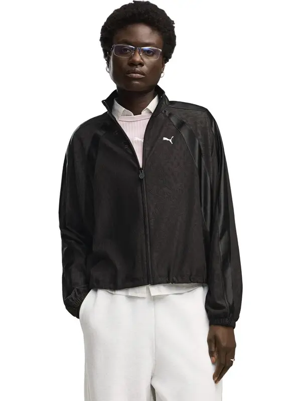 PUMA Lace Pack T7 Relaxed Track Jacket - Black