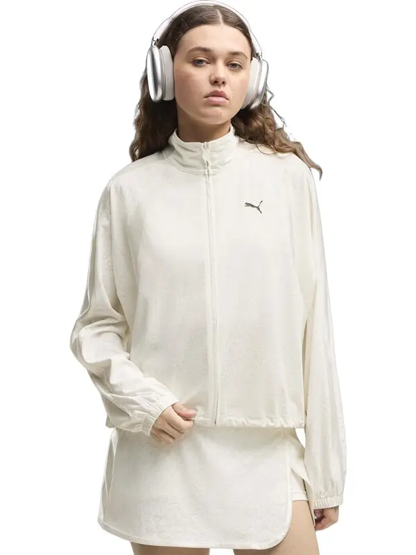 PUMA Lace Pack T7 Relaxed Track Jacket - White