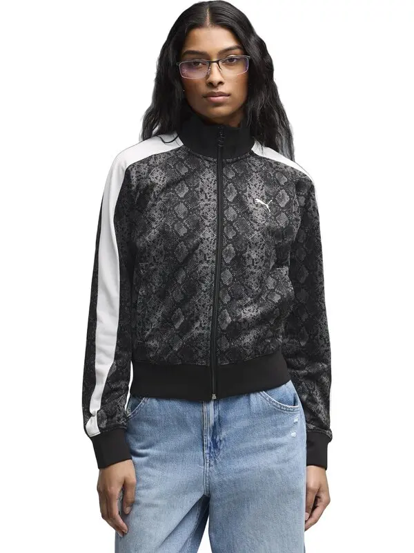 PUMA T7 Snake Pack Short Track Jacket - Black