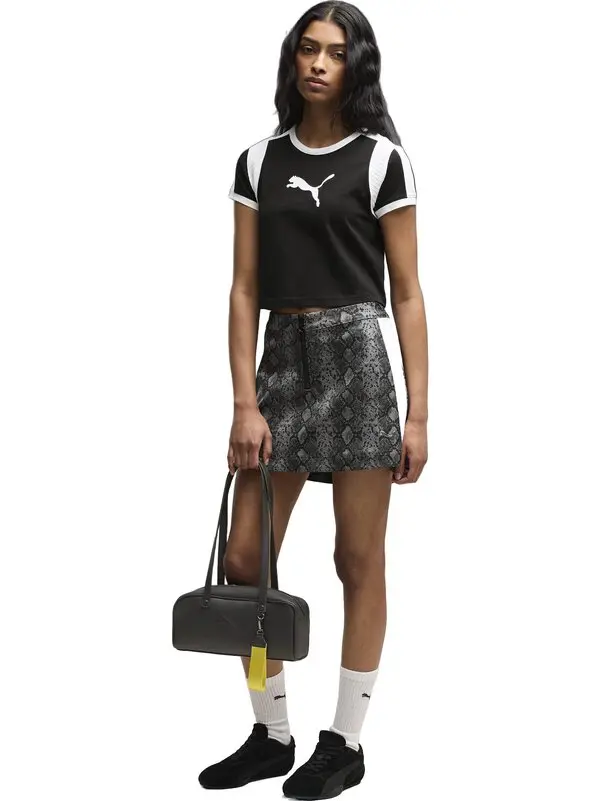 PUMA T7 Snake Pack Printed Skirt - Black