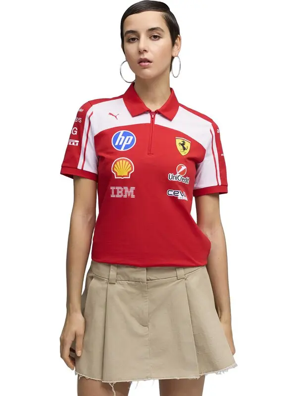 PUMA Scuderia Ferrari Replica Polo Shirt - Red