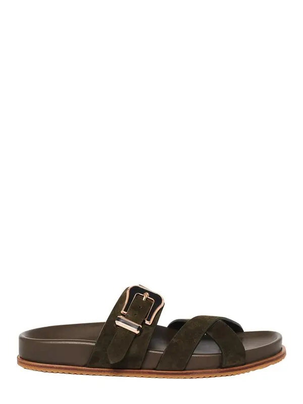 Gabriela Hearst Circe Flat - Olive