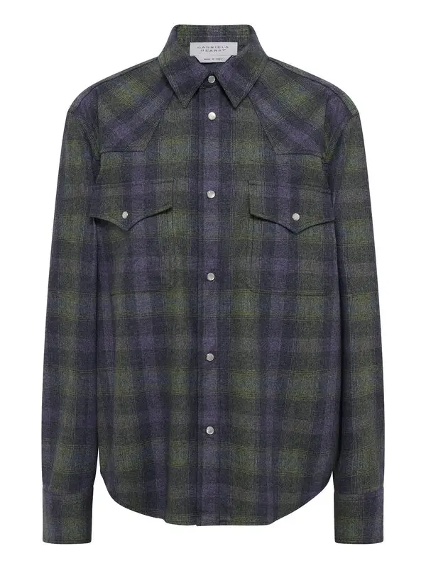 Gabriela Hearst Dixon Wool-cashmere Western Shirt - Plaid