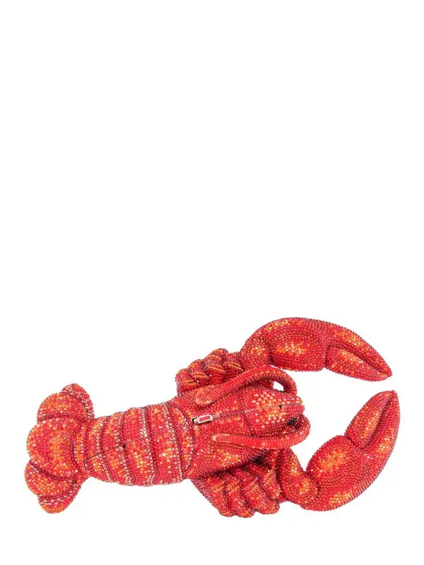 Judith Leiber Claudia Lobster Clutch - Red