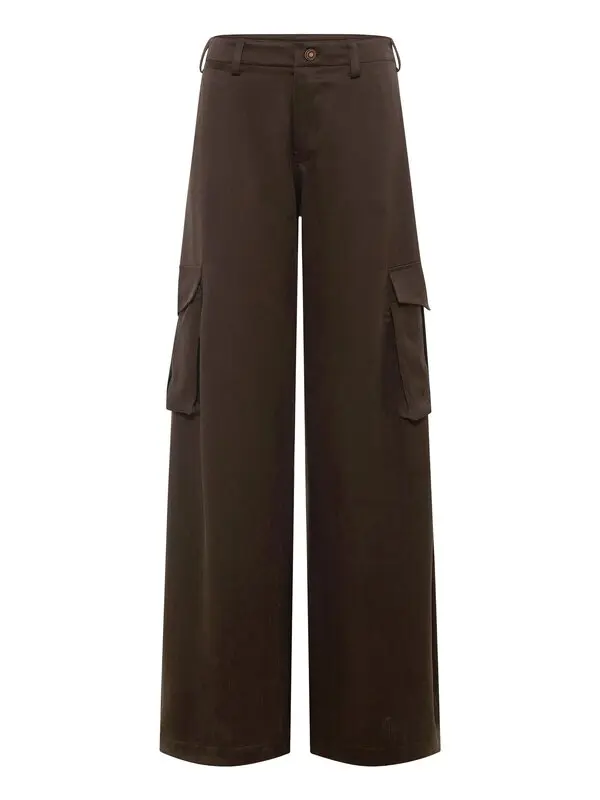 Gabriela Hearst Eos Silk Pants - Brown