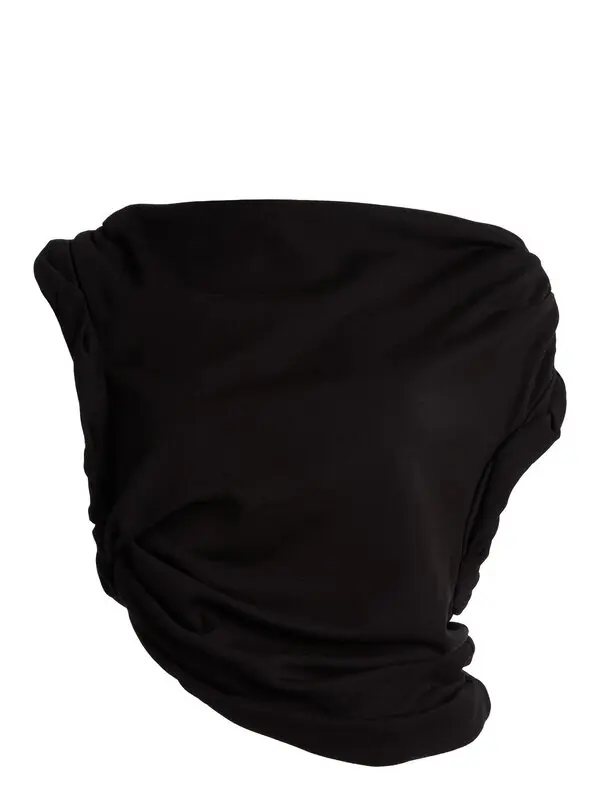 Christopher Esber Rolled Up Cotton-blend T-shirt - Black