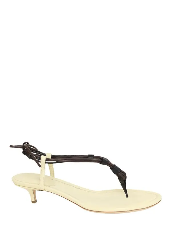 Christopher Esber Lasso Flip Flop Micro Heel - Yellow