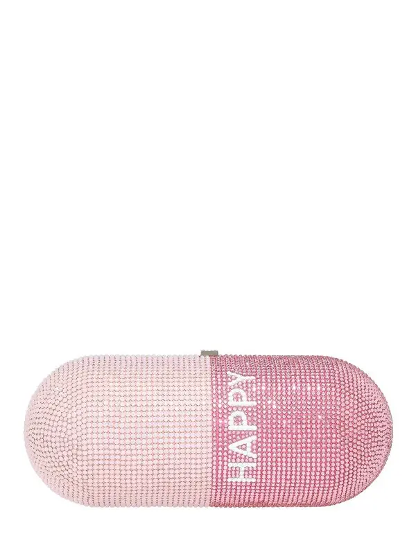 Judith Leiber Happy Pill Capsule Clutch - Pink