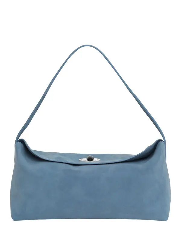 Christopher Esber Doba Quartz Turnlock Shoulder Bag - Blue