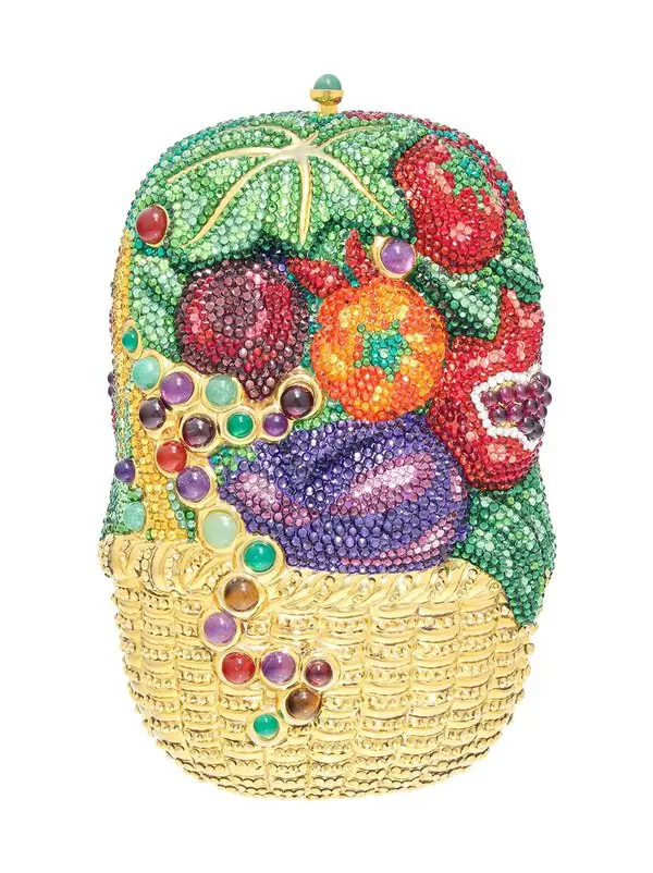 Judith Leiber Farm Fresh Vegetable Basket" Clutch - Pink
