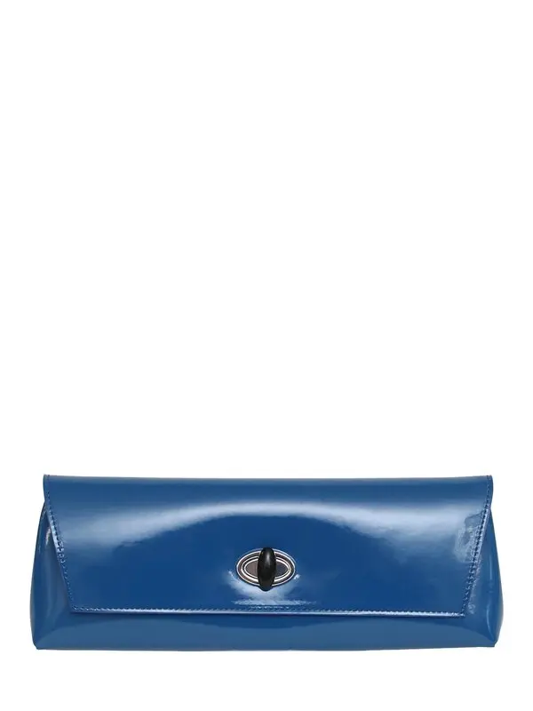 Christopher Esber Buki Polished Clutch - Blue