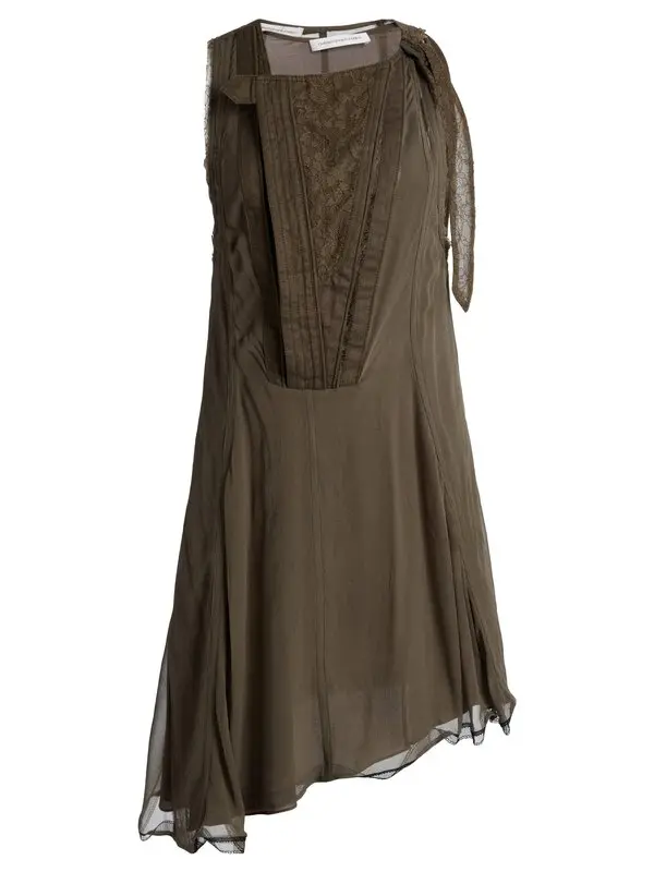Christopher Esber Cleo Utility Mini Dress - Brown
