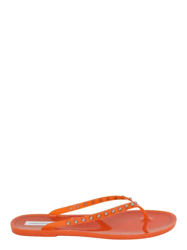 Christopher Esber Embellished Flip Flops - Orange