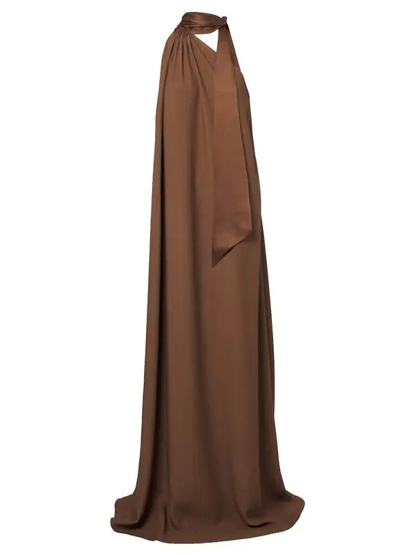 TALLER MARMO Astor Gathered Maxi Dress - Brown