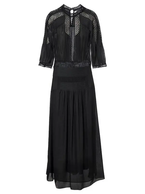 MARANT ETOILE Pamena Maxi Dress - Black