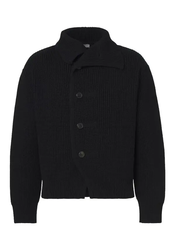 Dries Van Noten Wool Cardigan - Blue