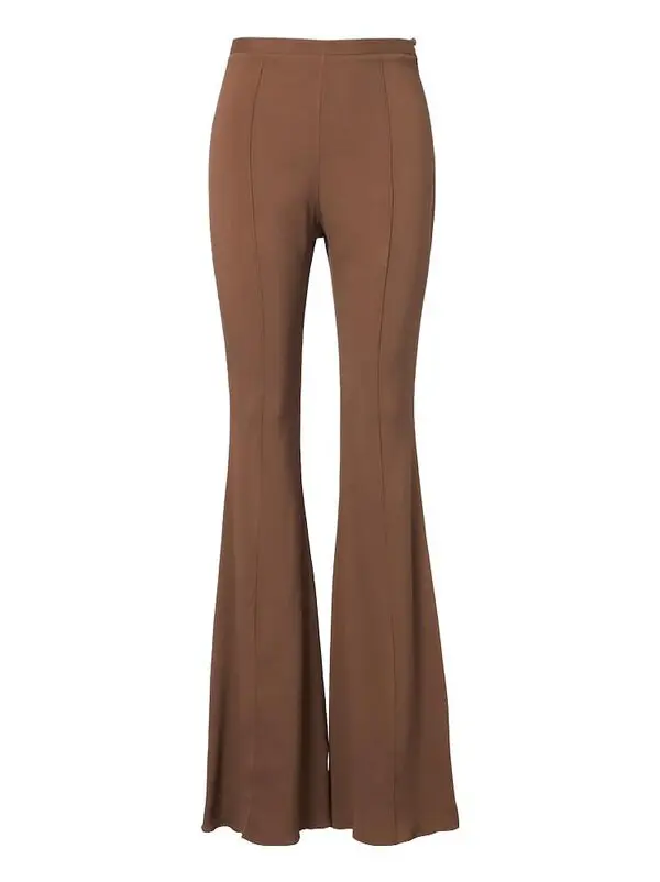 TALLER MARMO Mae High-rise Flared Pants - Brown