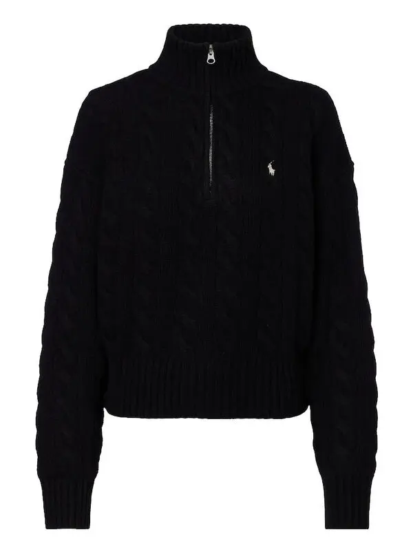 Polo Ralph Lauren Cable-knit Sweater - Black