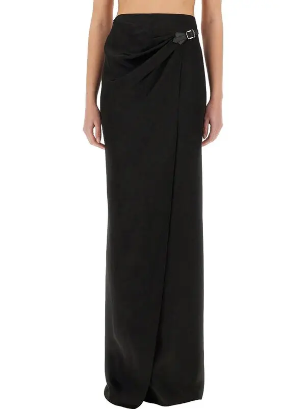 TOM FORD Maxi Wrap Skirt - Black