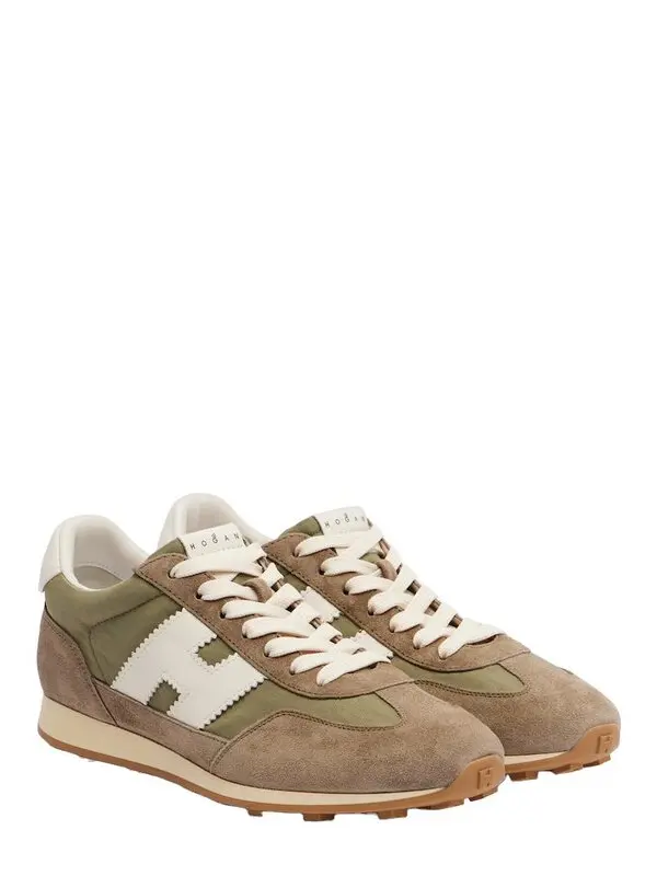 Hogan Athletic Suede Sneakers - Brown