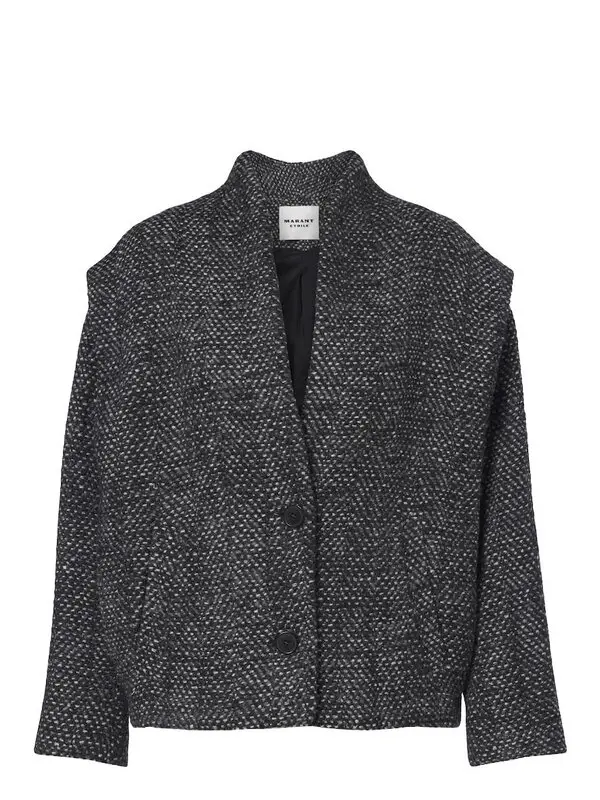 MARANT ETOILE Tweed Jacket - Black