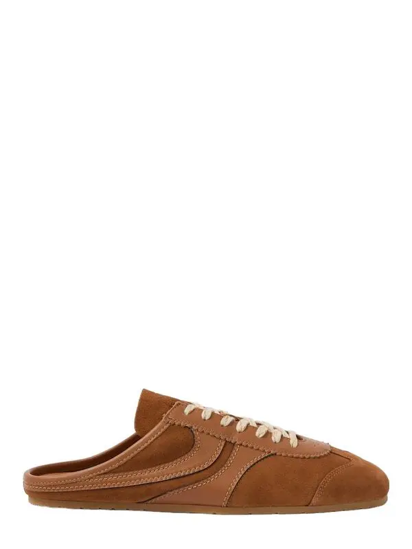 Dries Van Noten Suede Mules - Brown