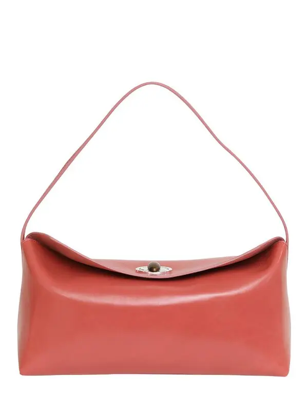 Christopher Esber Doba Quartz Turnlock Polished Shoulder Bag - Pink