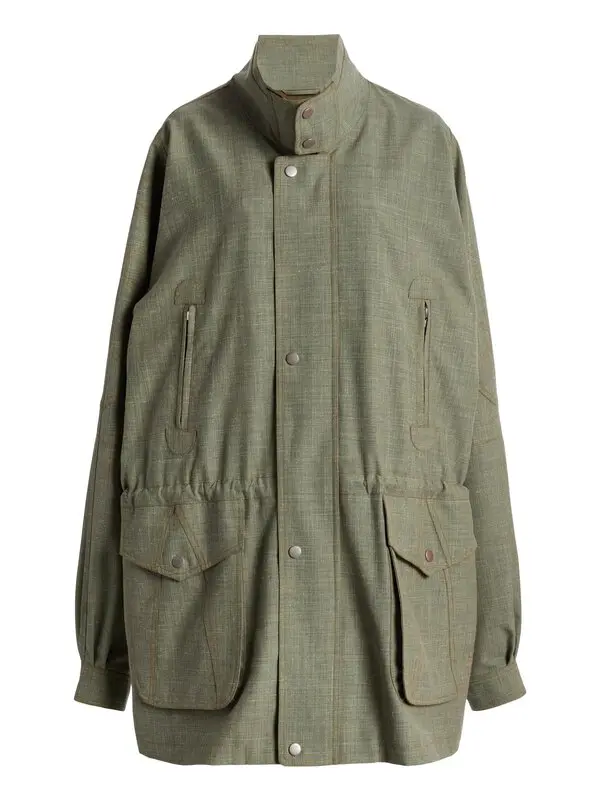 Christopher Esber Hunt Wool-linen Jacket - Grey