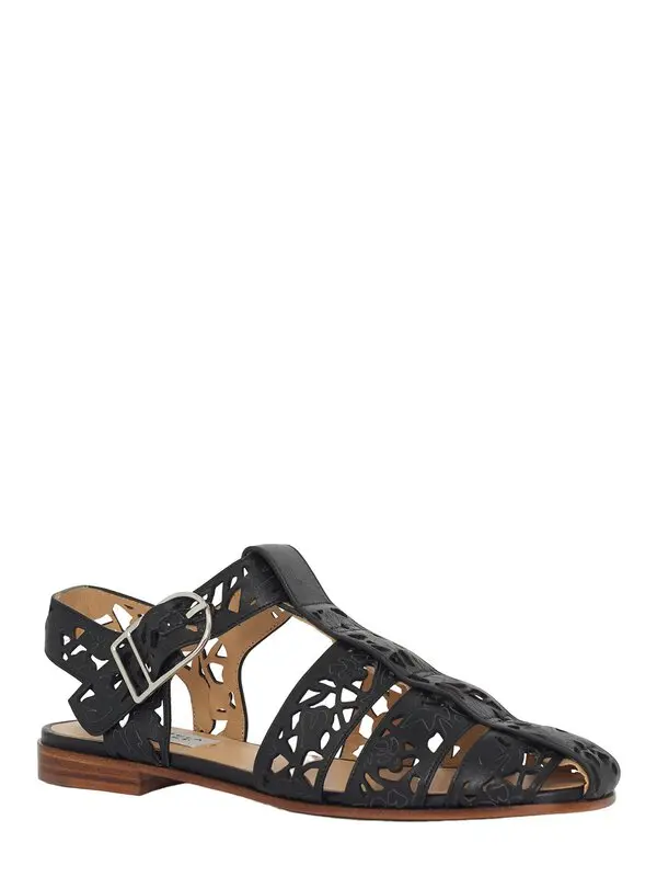 Gabriela Hearst Lynn Lace Sandal - Light Blue