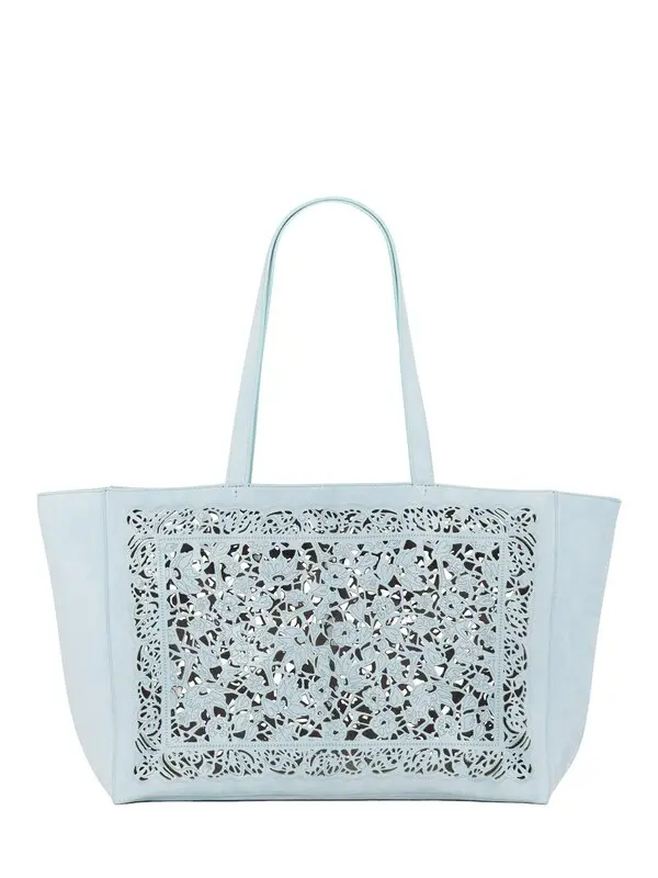 Gabriela Hearst Leather Tote - Light Blue
