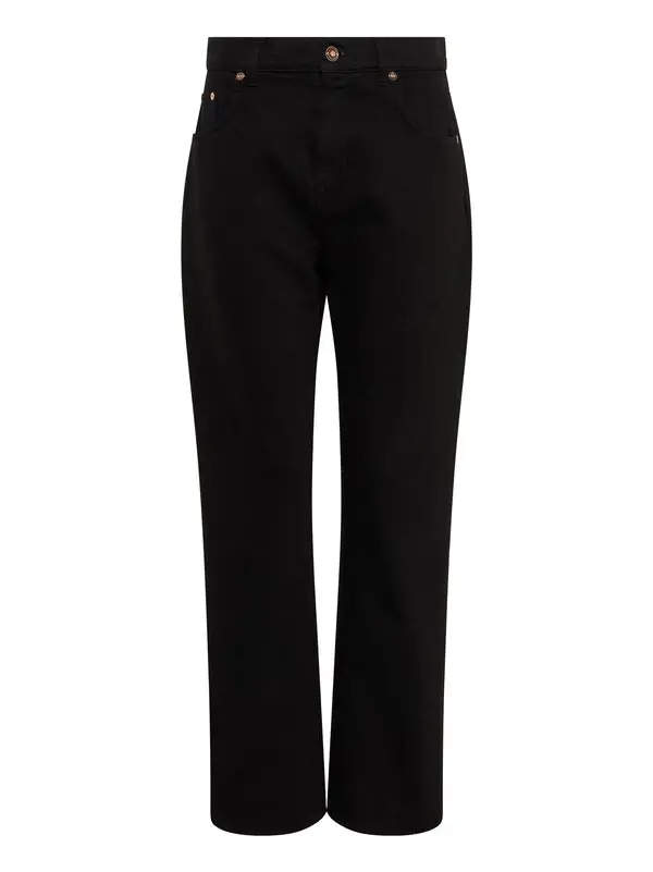 Gabriela Hearst Elara Cotton Jeans - Black