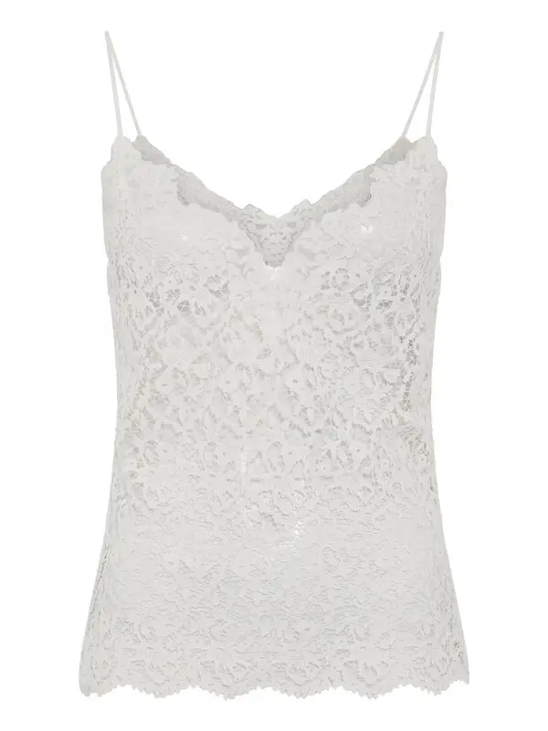 Gabriela Hearst Umbra Cotton Top - Ivory