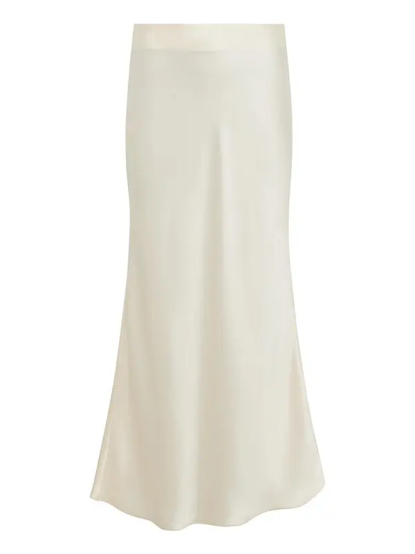 Gabriela Hearst Frei Silk Maxi Skirt - Ivory