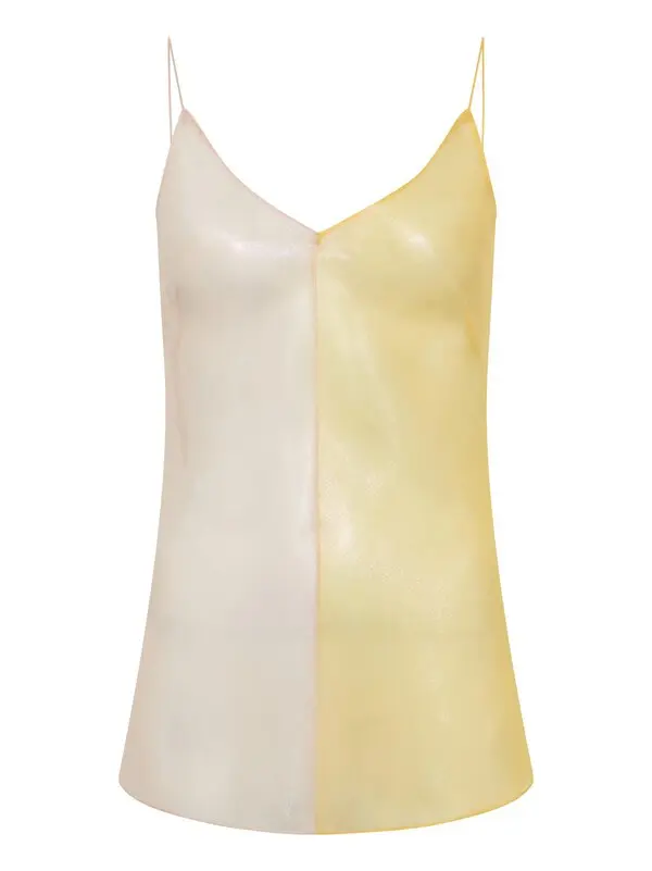 Gabriela Hearst Tessera Color-block Silk Camisole - Multi