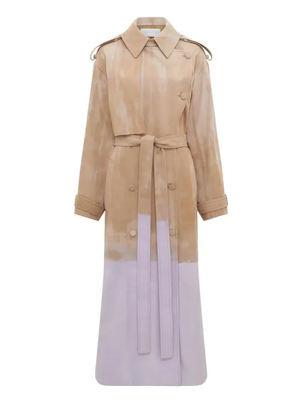 Gabriela Hearst Tellus Cotton Trench Coat - Multi