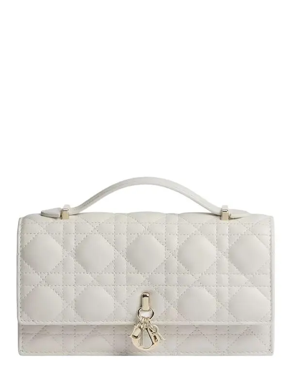 Dior Mini Cannage Lambskin Bag - Latte