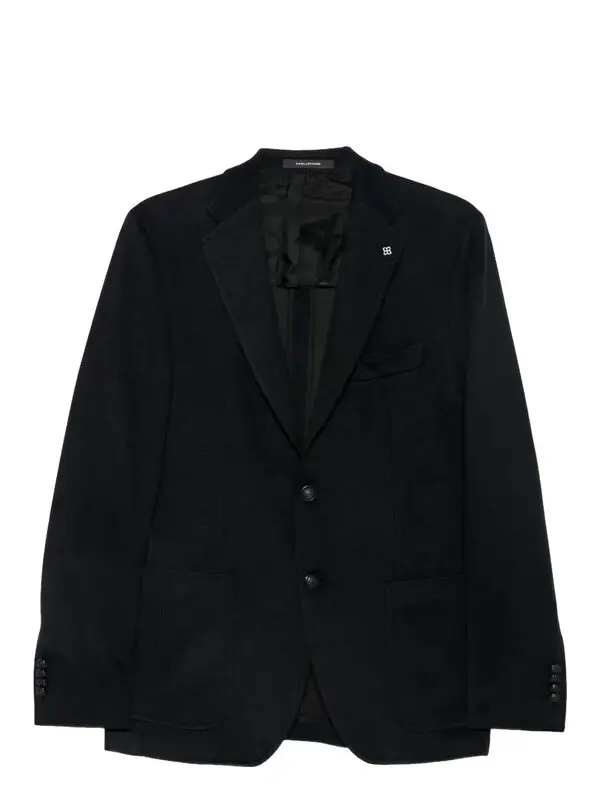 Tagliatore Single-breasted Buttoned Blazer - Blue