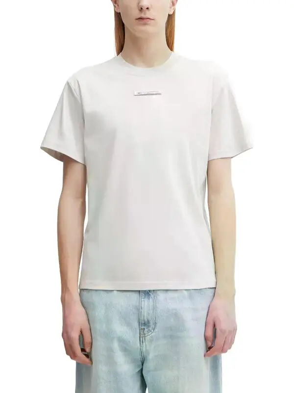 HELIOT EMIL Logo-plaque T-shirt - Neutrals