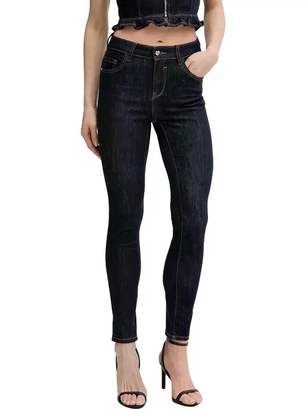 GAUDI Logo Plaque Skinny Jeans - Blue