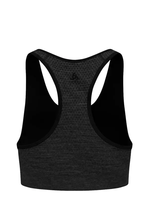 ODLO Perforated Racerback Sports Bra - Black