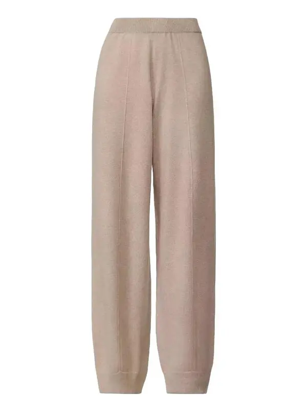 Fabiana Filippi Seam-detail Knit Trousers - Neutrals