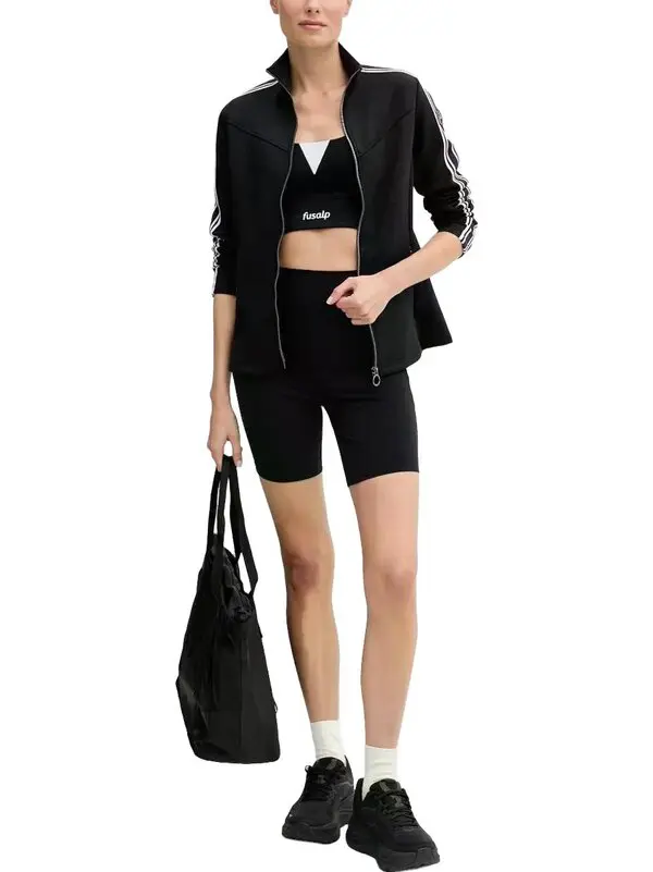 Fusalp Biarra Logo-print Sports Bra - Black